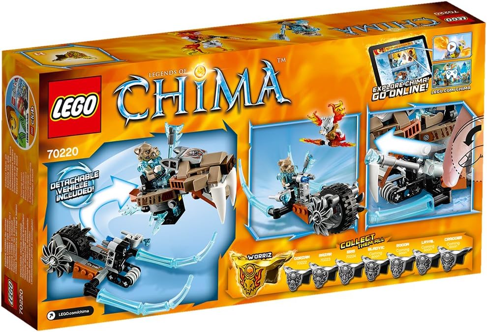 LEGO Chima 70220: Strainor’s Saber Cycle – BigaMart
