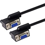 Amazon.com: 30 cm DB9 RS232 Serial Null Modem Cable. 90 Degree Right ...