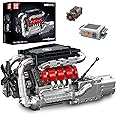 Amazon.com: Mould King 10203 V8 Engine Building Blocks Sets, V8 Engine ...