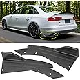 Amazon.com: goodfitment - 2pcs Carbon Fiber Rear Bumper Spoiler Lip ...