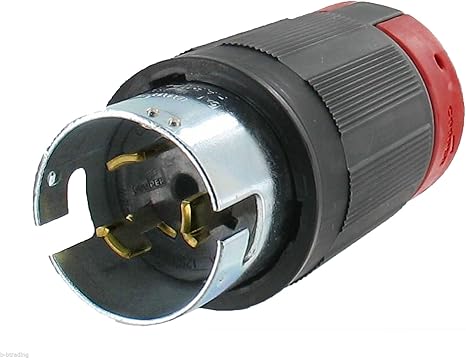CS6365C 50A Locking Plug, 125/250V, 3P/4W - Cooper # CS6365CEX, Plugs ...