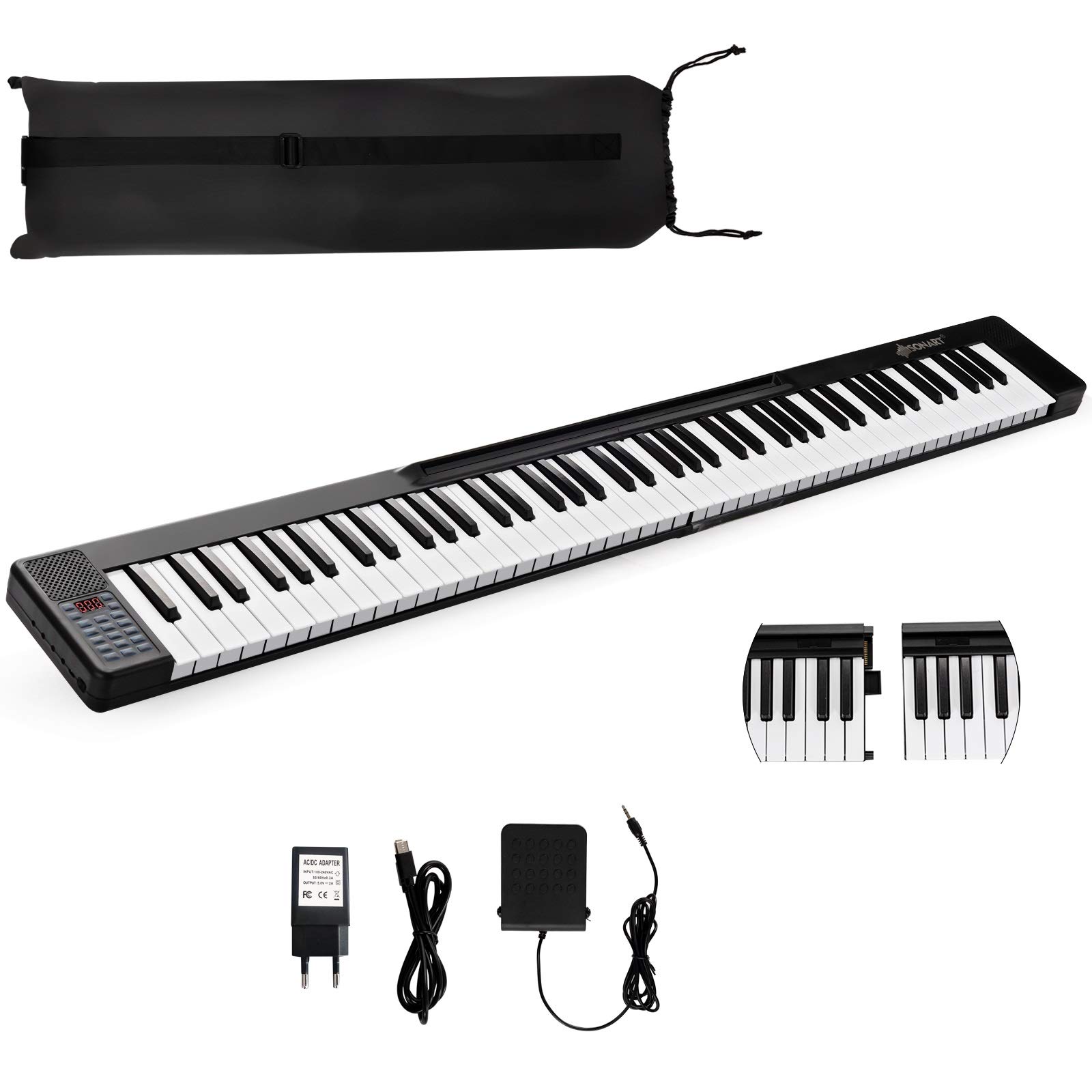 Costzon 88 Key Piano Keyboard SoundsElectric
