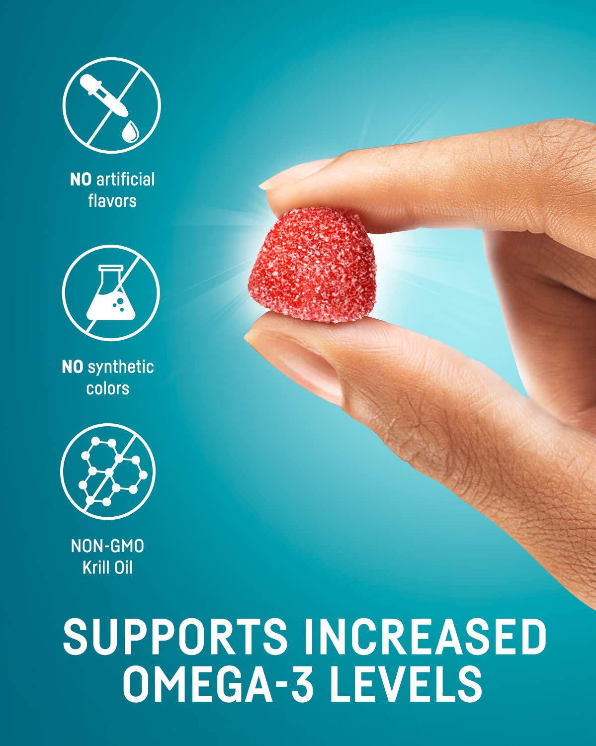 Mua Kori Krill Oil Omega-3 Gummies for Adults | Supports Heart, Brain ...