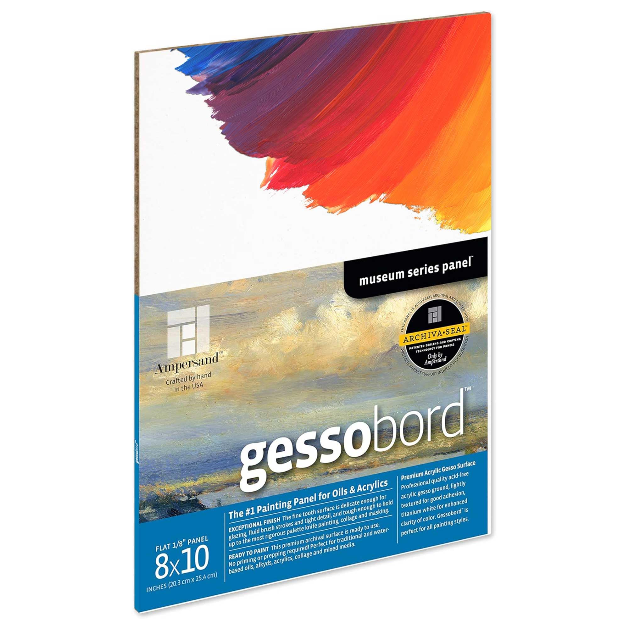 Ampersand Art Supply Museum Series Gessobord | 8x10 | 1/8" Flat Profile ...