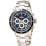 Fossil Reloj Cronógrafo para Hombre de Cuarzo con Correa en Acero ...