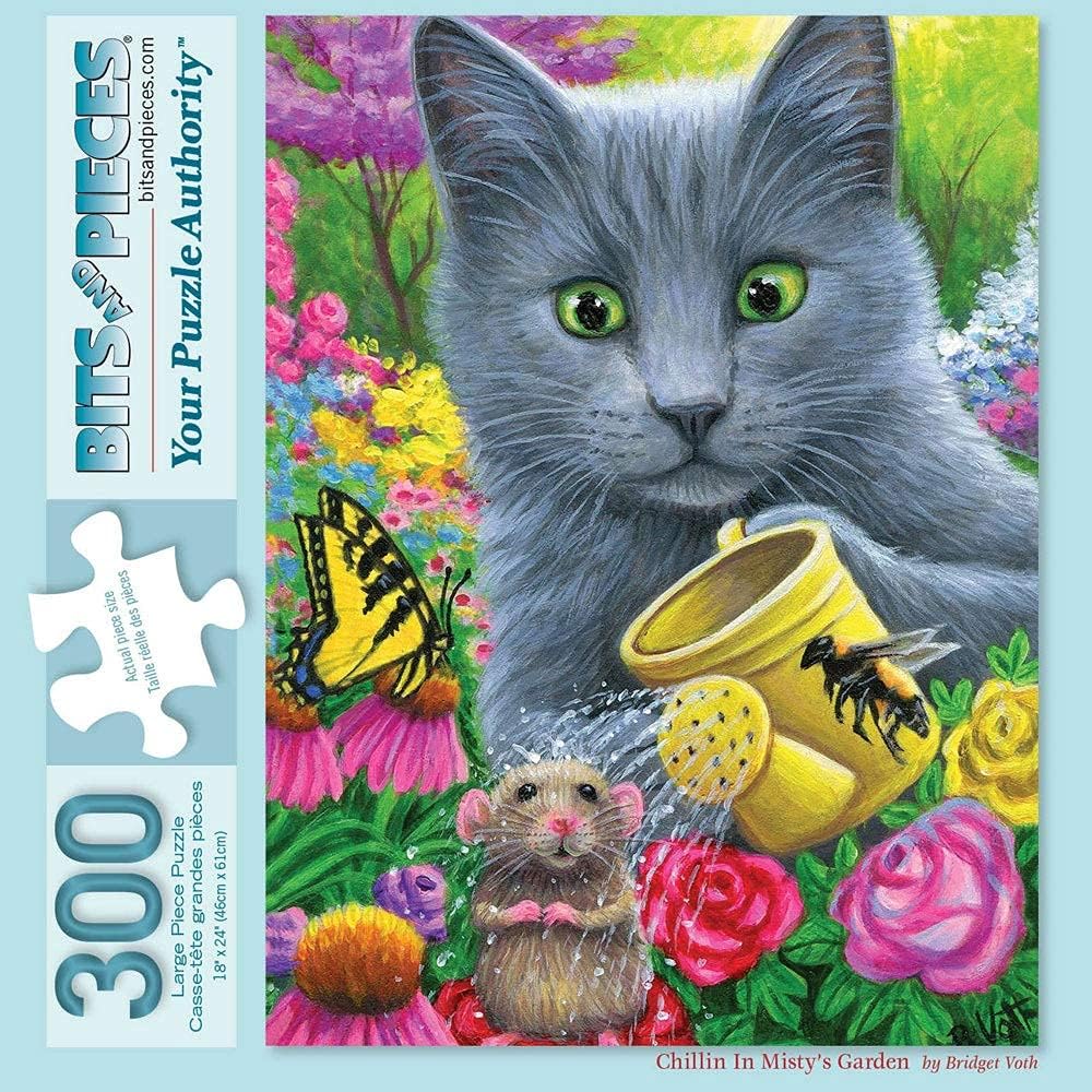 Amazon.com: Bits and Pieces - 300 Piece Jigsaw Puzzle for Adults 18" x ...