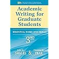 Amazon.com: Academic Writing for Graduate Students: Essential Tasks and ...