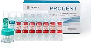 Amazon.com: Menicon Progent Biweekly Contact Lens Cleaner - Removes ...