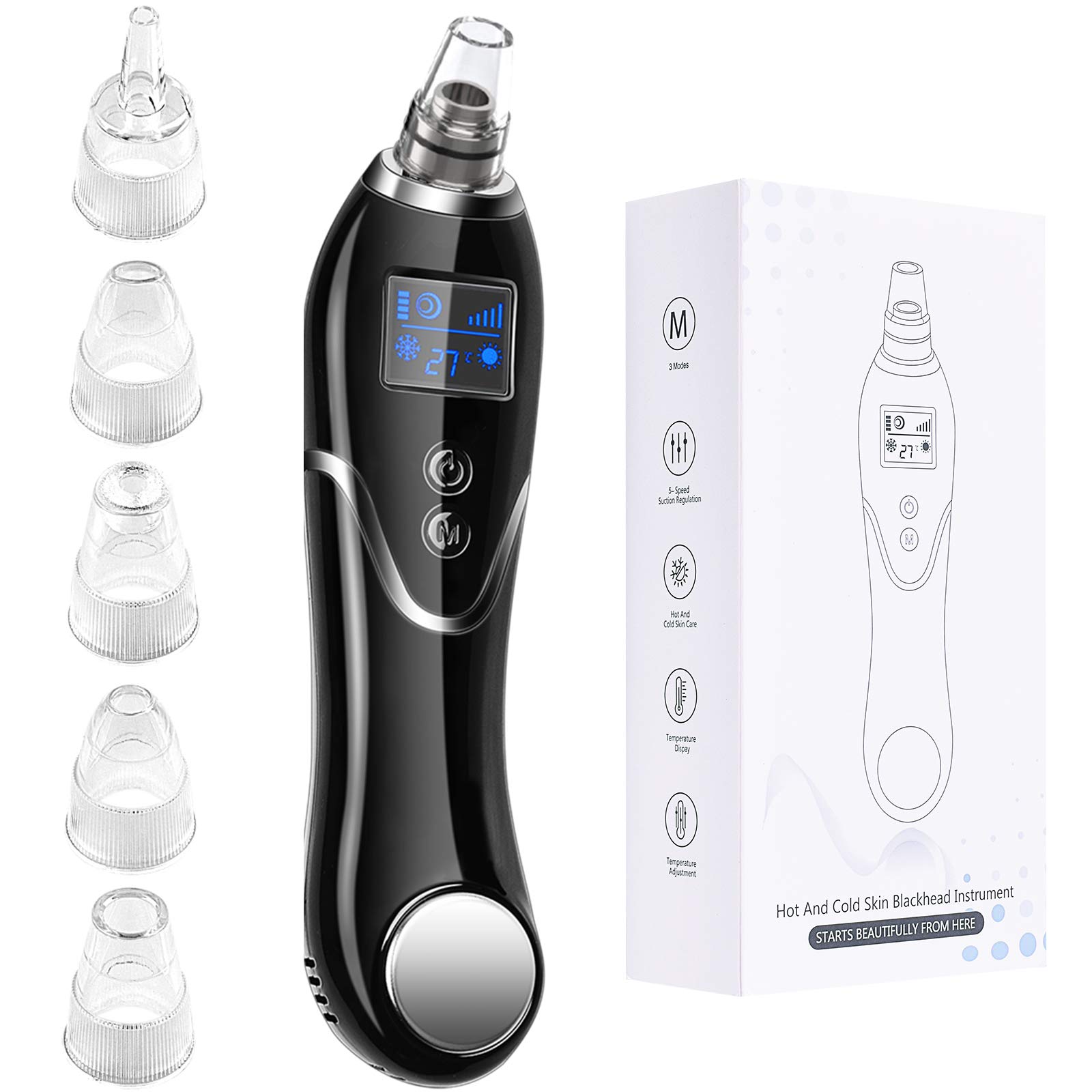 Mua Yakia Pore Suction Device, 5 Level Suction, 5 Types of Nozzles, USB ...