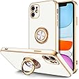 Amazon.com: Hython Case for iPhone 11 Case with Ring Stand [360°Rotatable Ring Holder Magnetic ...