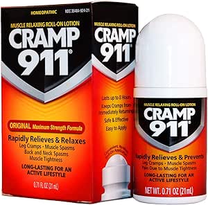 Amazon.com: Cramp 911 Muscle Relaxer Pain Relief Cream for Muscle Cramp ...