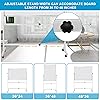 Mobile Magnet Whiteboard with Stand 60x36 Double-Sided Dry Erase Board ...
