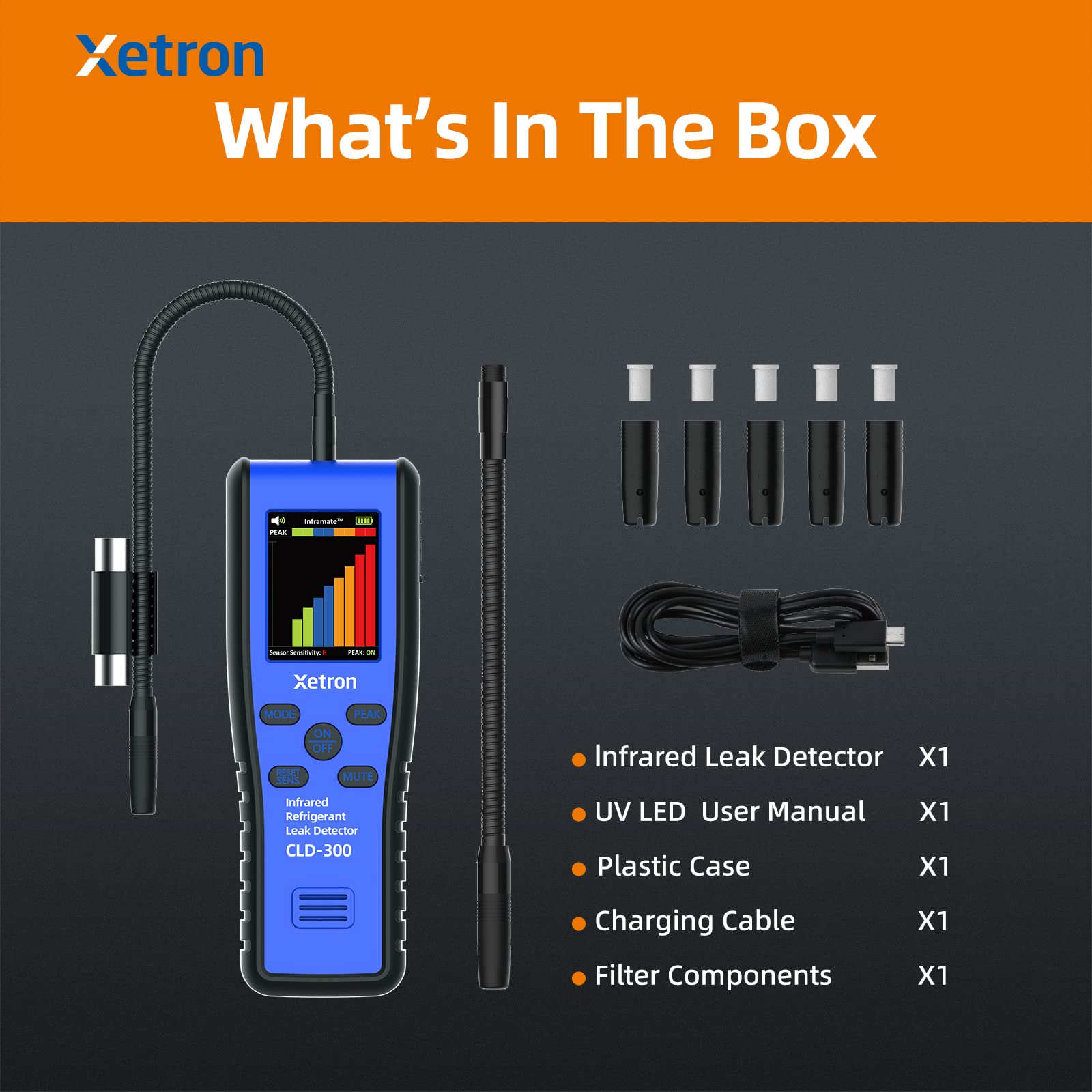 Xetron[Flagship] Infrared Refrigerant Leak Detector A2L Compatible ...