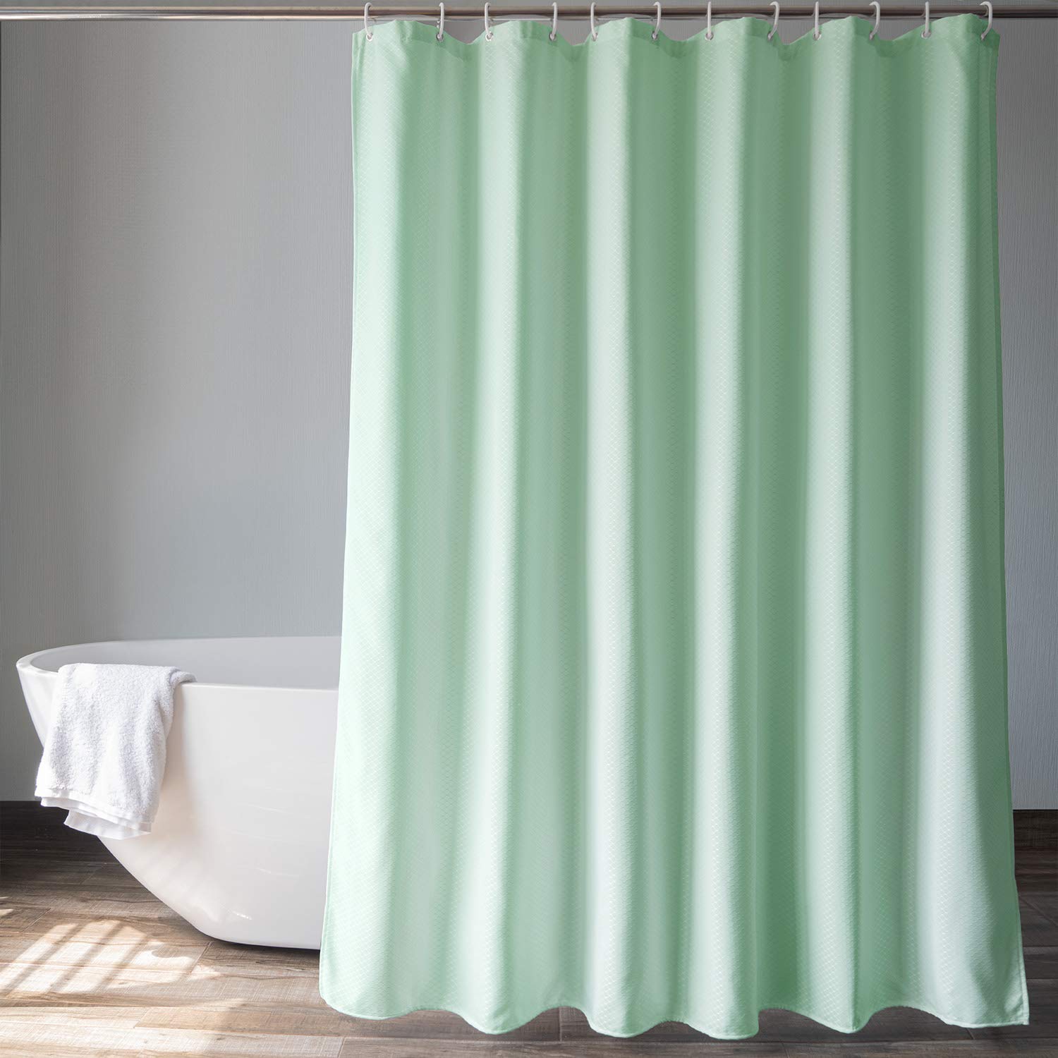 Mint Green Shower Curtain