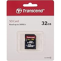Amazon.com: Transcend 32GB SDHC Class 10 Flash Memory Card Up to 30MB/s (TS32GSDHC10), Blue ...