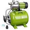 G green EXPERT Steel 3/4 Horsepower Shallow Well Automatic Booster Pump ...
