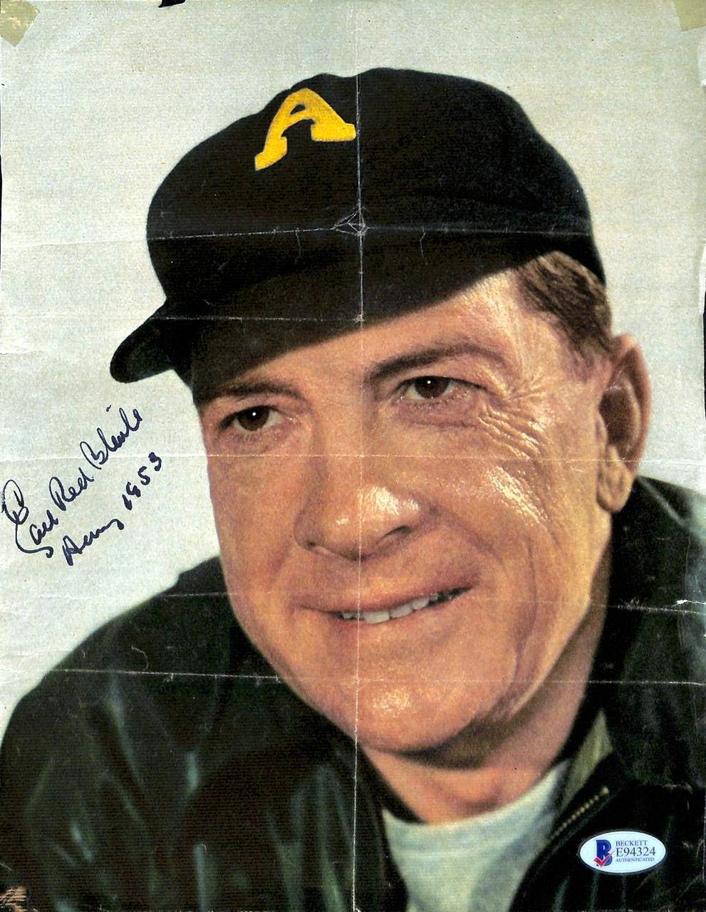 Earl "Red" Blaik Autographed 8x11 Magazine Page Photo Army Black ...