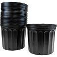 Amazon.com: Viagrow 3 Gal. Plastic Nursery Pots (11.36 Liters) 10-Pack ...
