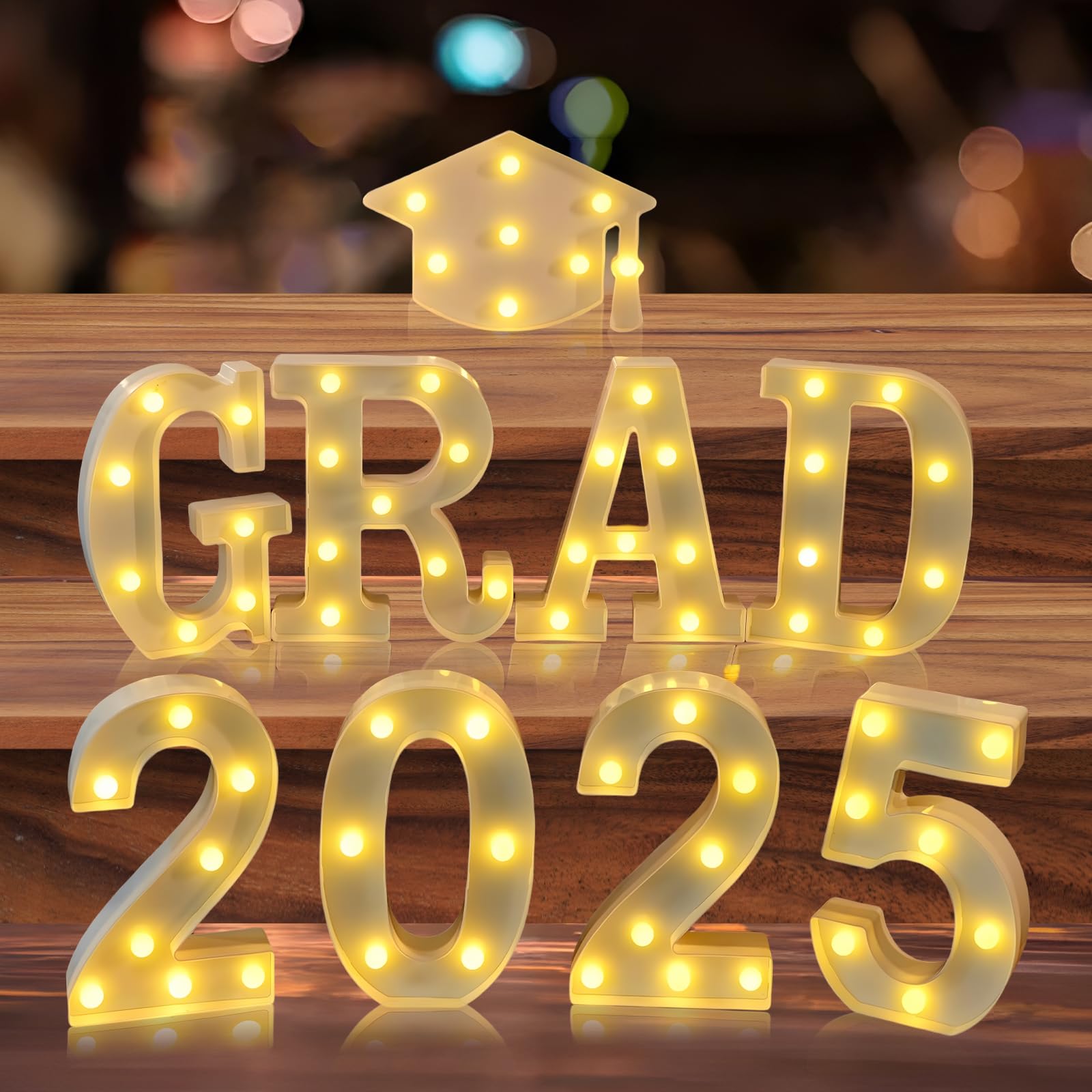Coneatness Graduation Party Decorations Class of 2025, Grad Letter Cap ...