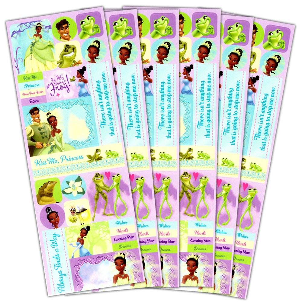 Buy Disney Princess and The Frog Stickers Party Supplies Pack -- Over ...