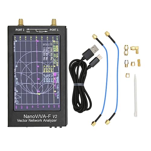 Nanovna F V2 Vector Network Analyzer, 4.3 Inch IPS LCD Display, 50Khz-3000Mhz Antenna Analyzer ...