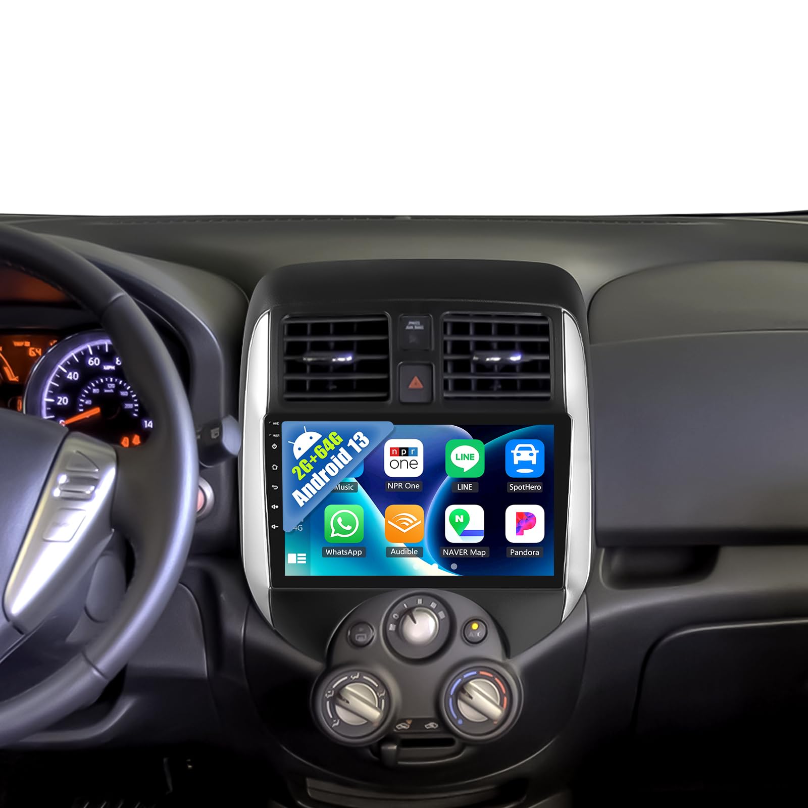 SIXWIN Android Car Stereo for Nissan Versa Note 2014-2016 (Basic ...