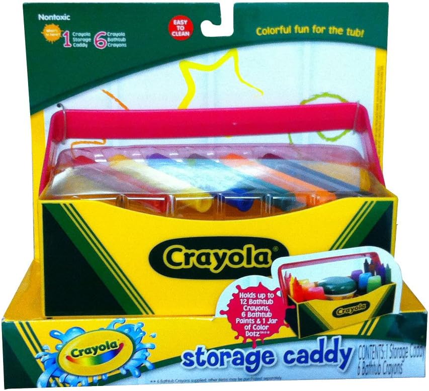 Crayola - Bathtub Storage Caddy and Crayons: Amazon.co.uk: Toys & Games