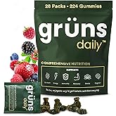 Amazon.com: Gruns Daily Gummies, Super Greens Gummies - Organic ...