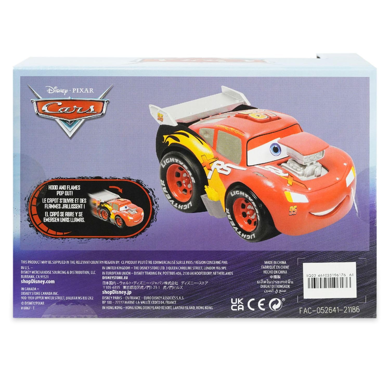 Mua Disney Store Official Lightning McQueen Push & Go Talking Vehicle – Engaging Toy for Kids ...