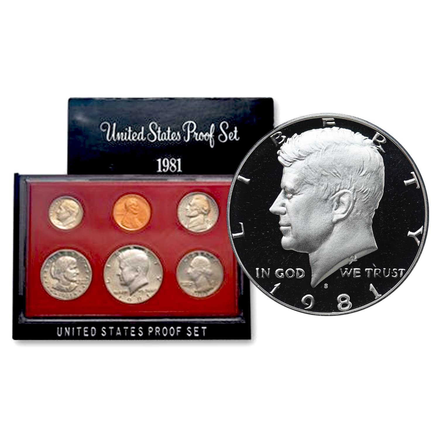Mua 1981 S United States Proof Set $1 US Mint Proof trên Amazon Mỹ ...