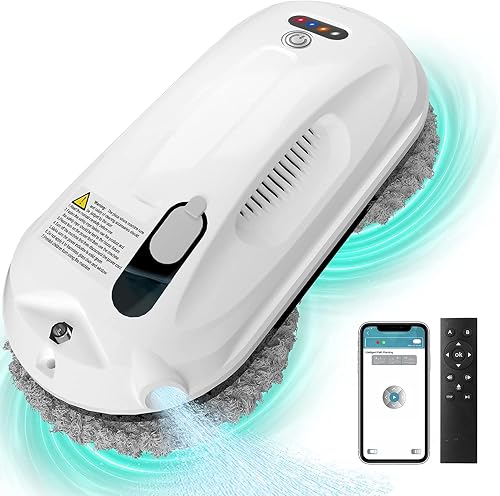 Medvoe Window Cleaner Robot with Auto Water Spray, Smart Glass Cleaning ...