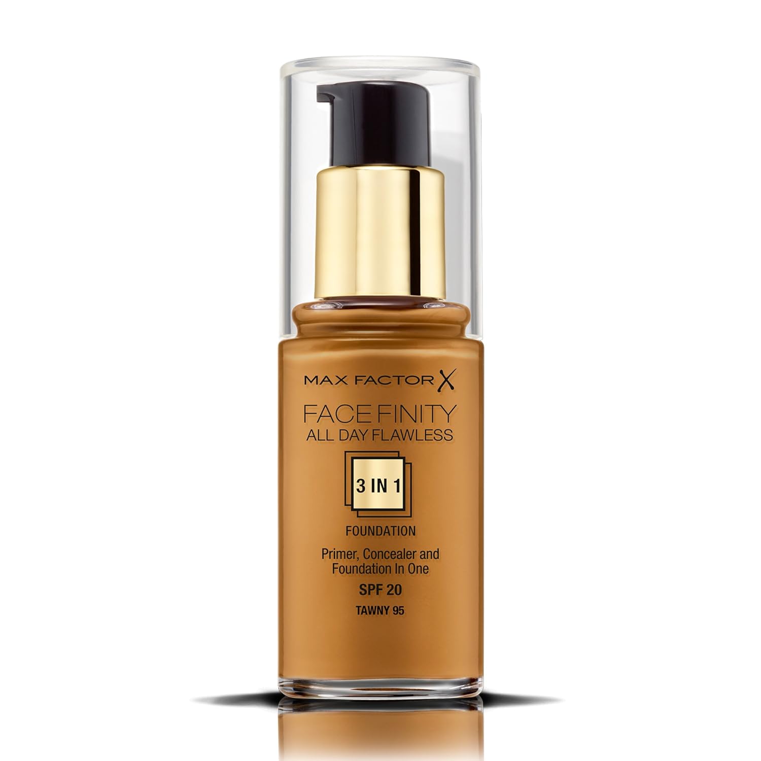 Max Factor FaceFinity 3 in 1 Foundation All Day Flawless SPF20 30ml ...