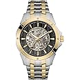 Amazon.com: Bulova Men's Classic Two-Tone Stainless Steel 3-Hand ...