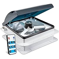 Amazon.com: Hike Crew 14” RV Roof Vent Fan w/Remote | 12V 6-Speed ...