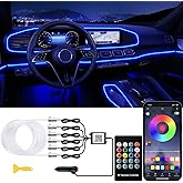 Amazon.com: DEHERANE Interior Car LED Strip Lights, RGB 6 in 1 Ambient Lighting Kits with 315 ...