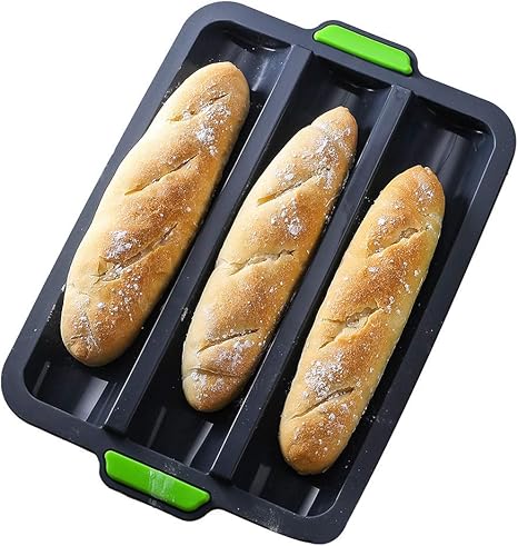 Koowaa French Bread Baking Tray Non Stick French Bread Mould Mini ...