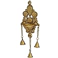 Amazon.com: Aakrati Wall Hanging Deepak Also as Candle Stand with Bells ...