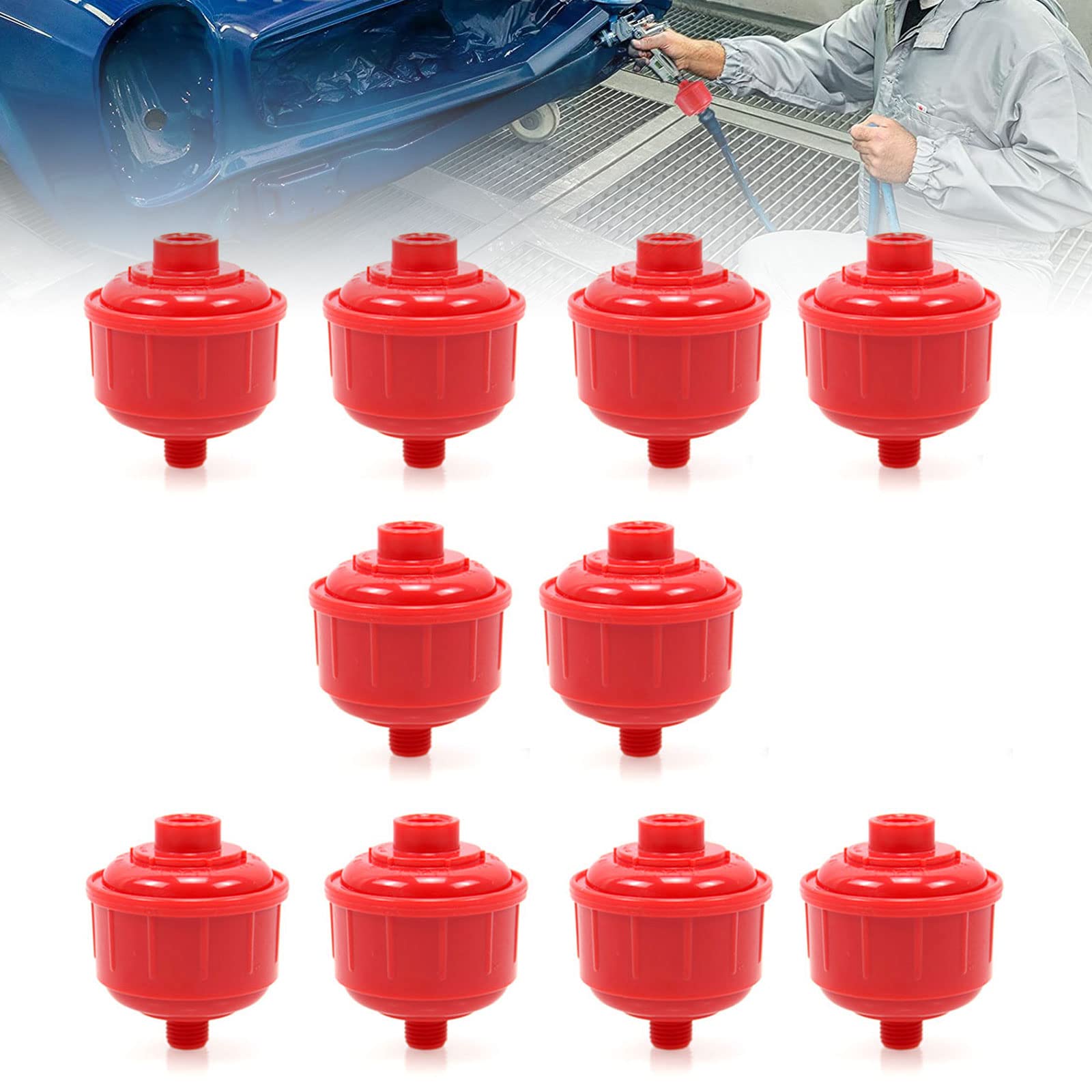CNQLIS 10 Pcs Disposable Spray Gun Filters Mini Spray Gun Filter Paint ...