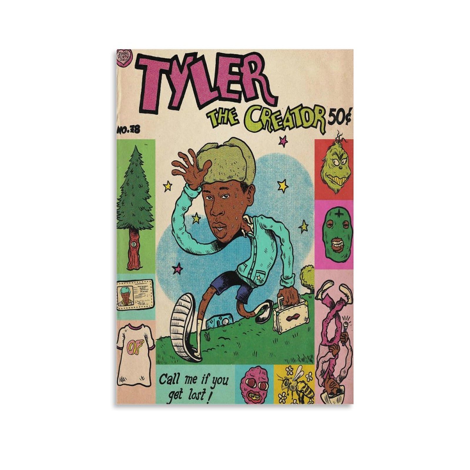 Mua Tyler The Creator Poster Comic Music Poster for Room Aesthetic ...