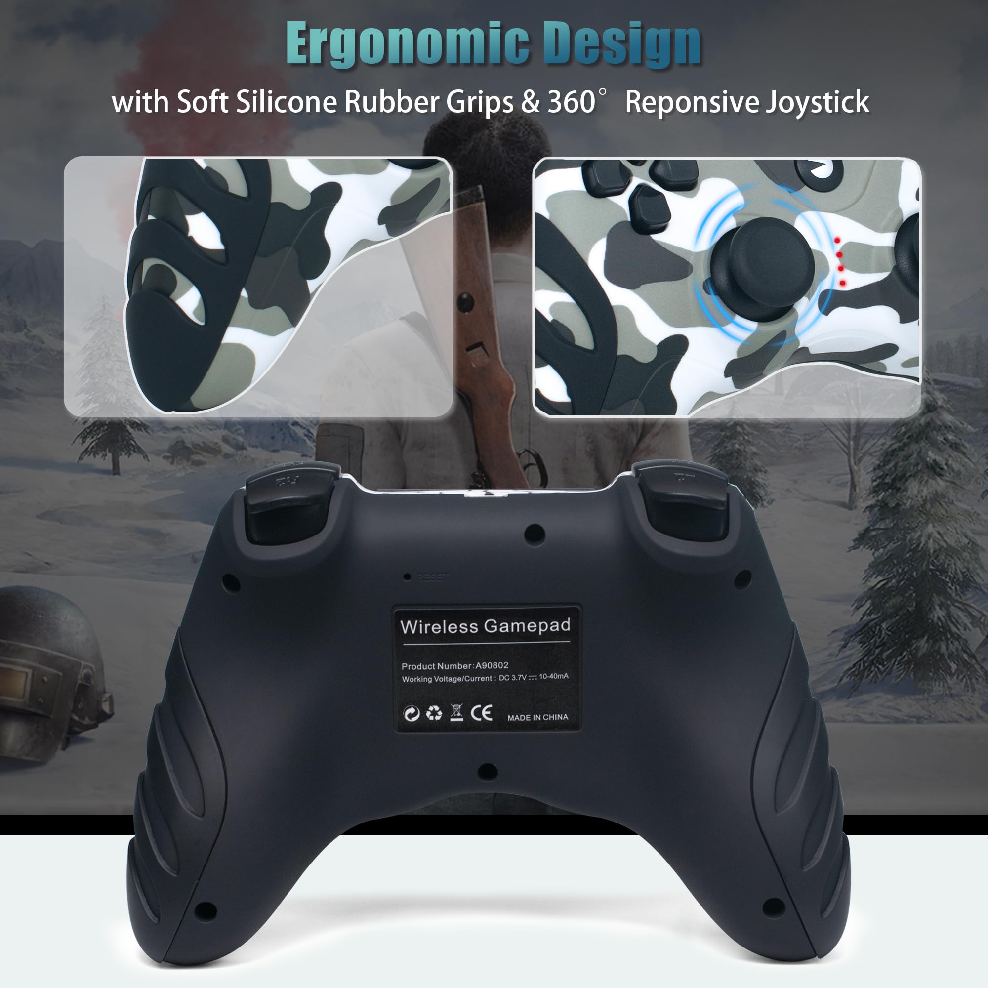 Mua DoJoZone Wireless PC Controller, PS3 Controller Gamepad with Dual ...