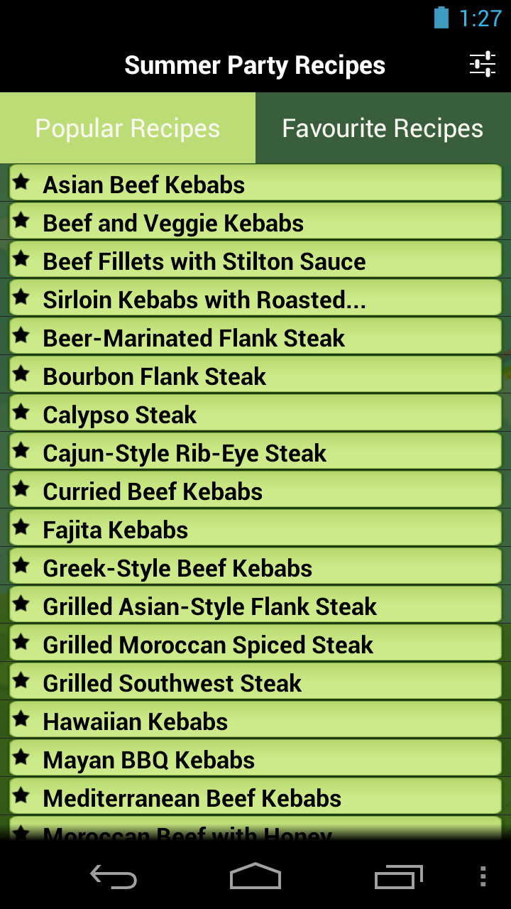 Summer Party Cooking Recipes:Amazon.es:Appstore for Android