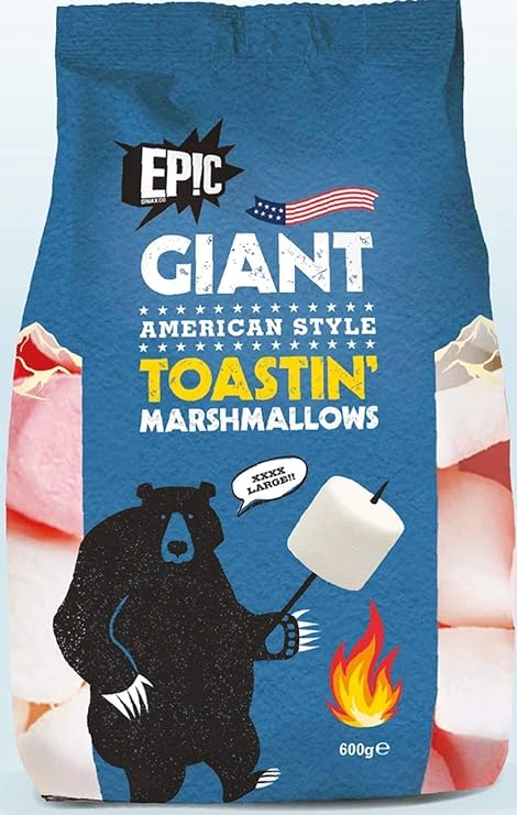 Epic Giant Extra Large American Style Marshmallows - 600 Grams ...