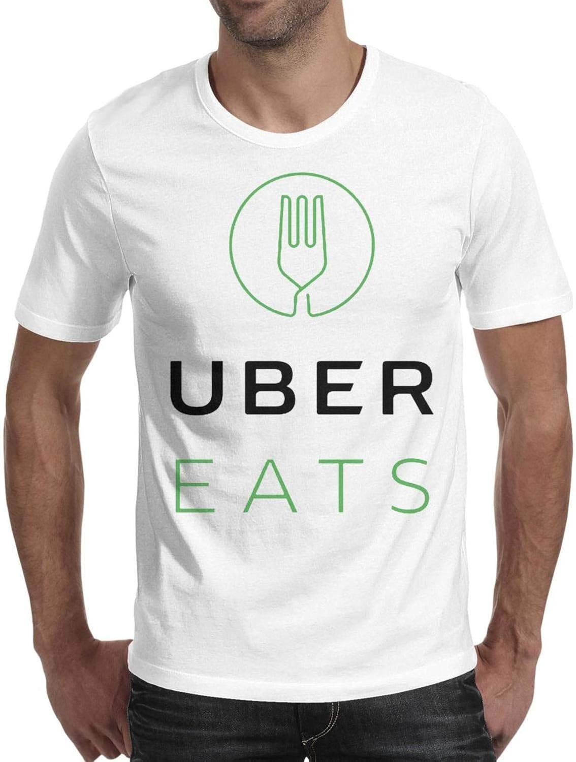 Short Sleeve Cotton Uber-Eats- t-Shirt for Men: Amazon.ca: Clothing ...