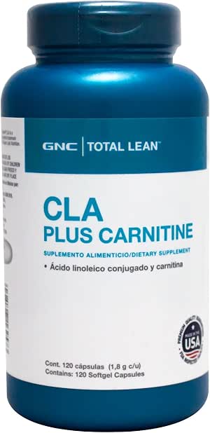 GNC Total Lean CLA Plus Carnitine , 120 cápsulas: Amazon.com.mx: Salud ...
