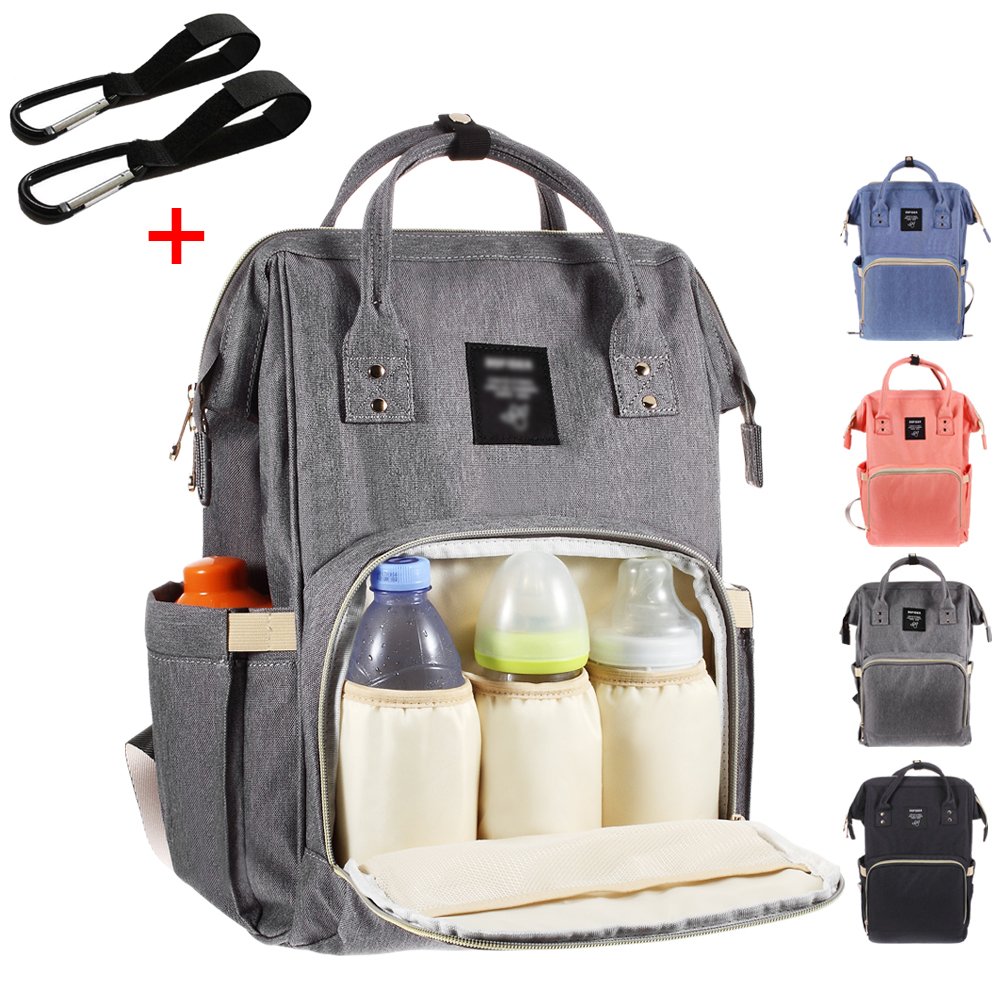 Baby Wickelrucksack mit 2 Kinderwagen-haken, Multifunktionale ...