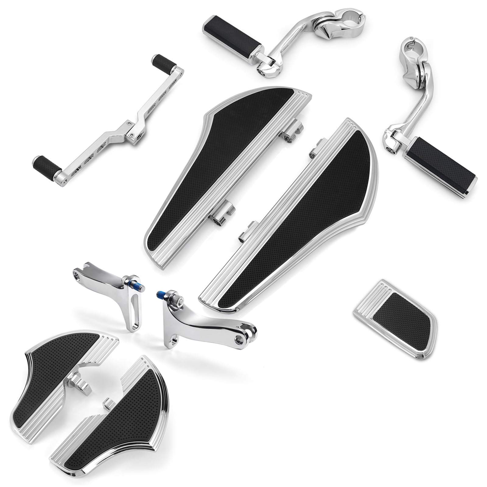For Harley Davidson Floorboards Touring Street Road Glide Passenger ...