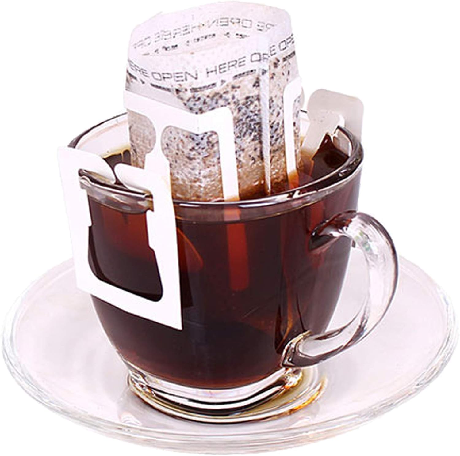 DXIA 150 Stück Kaffee Drip Filter, Einweg Kaffee Tee Drip Filtertüten ...