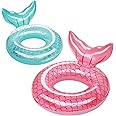 Amazon.com: HeySplash Mermaid Pool Float, Mermaid Tail Shaped Pool ...