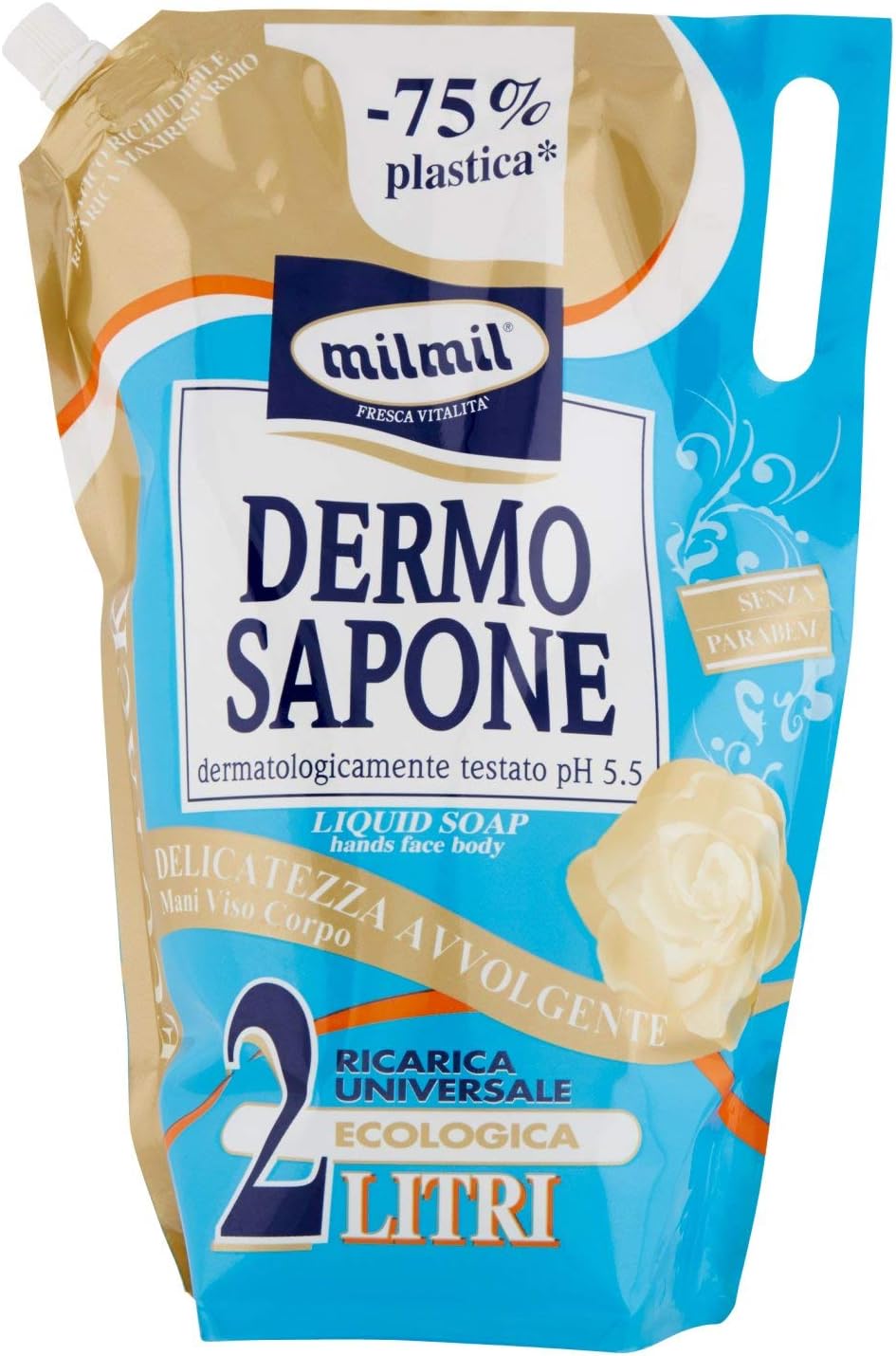 Mil Mil Dermo Liquid Soap in Bag Maxi Refill – 2000 ml – BigaMart