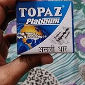 Buy Topaz Platinum Double Edge Razor Blades - Pack of 50 Online at Low ...